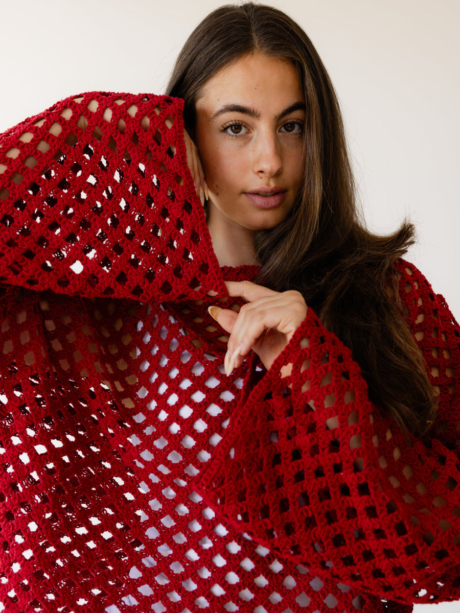 Beach Stitches Top - Ruby – ASCIA