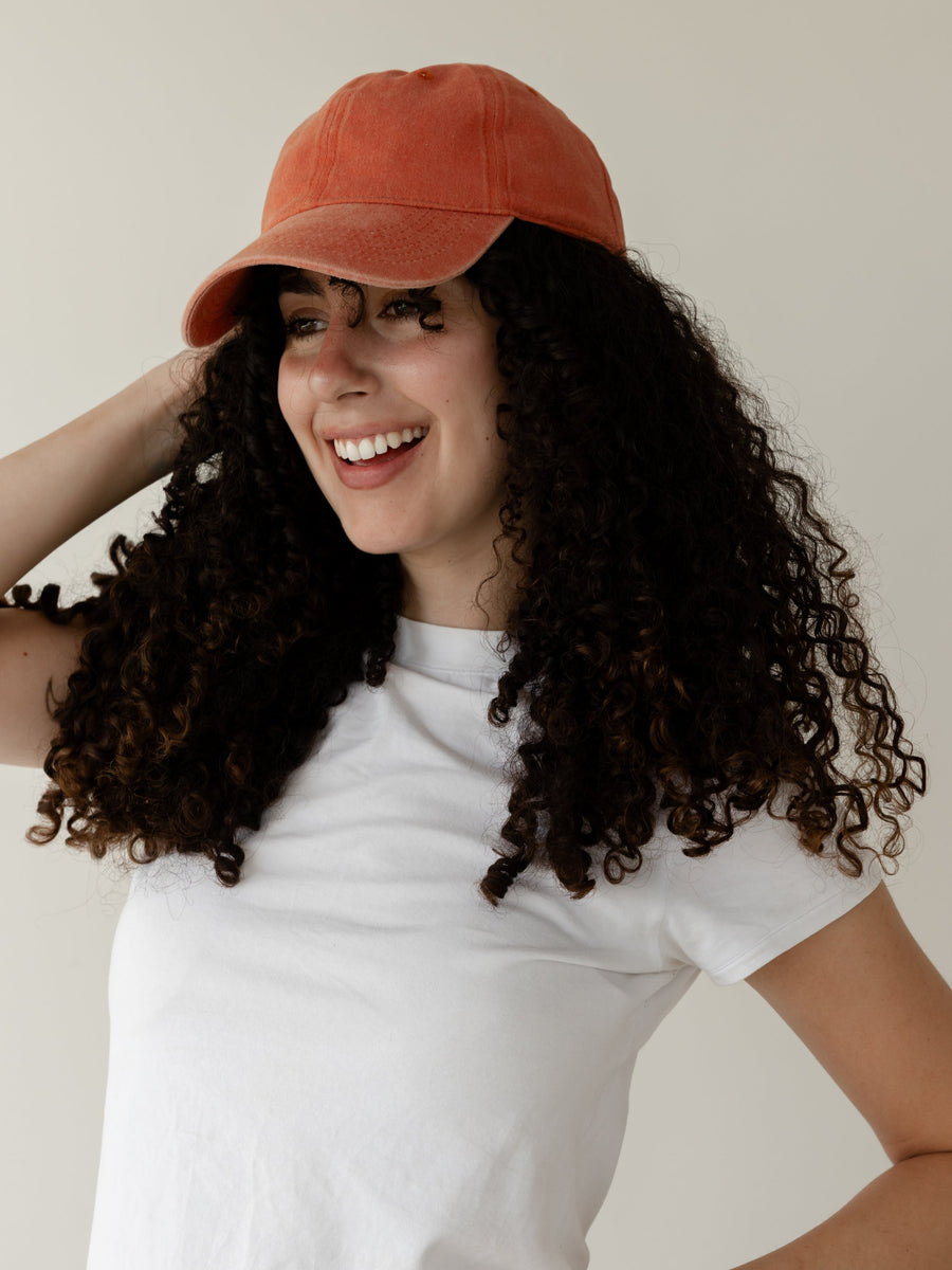 Faded Twill Cap - Orange – ASCIA
